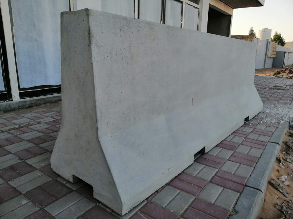 Double Side Concrete Barriers - Beam Concrete Work