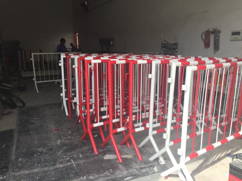 Steel Barricades - Beam Concrete Work